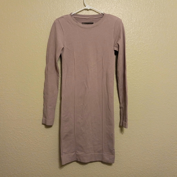 Thatcher | Dresses | Thatcher Blush Stretch Bodycon Minimalist Dress ...